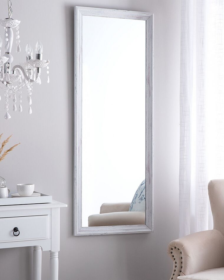 Wall Mirror 50 x 130 cm White BENON | Beliani.co.uk