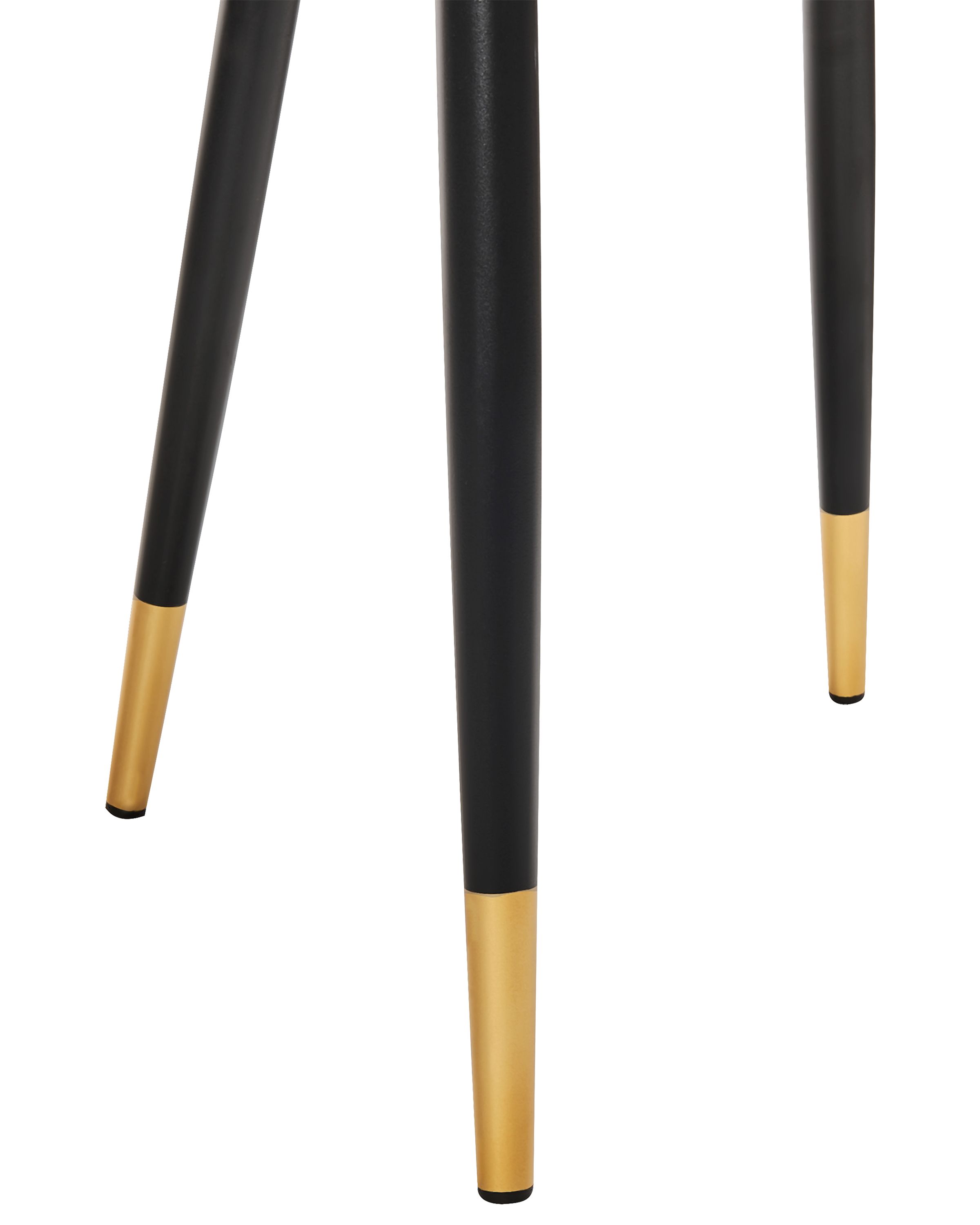 Stol 2 st sammet svart MAGALIA | Beliani.se