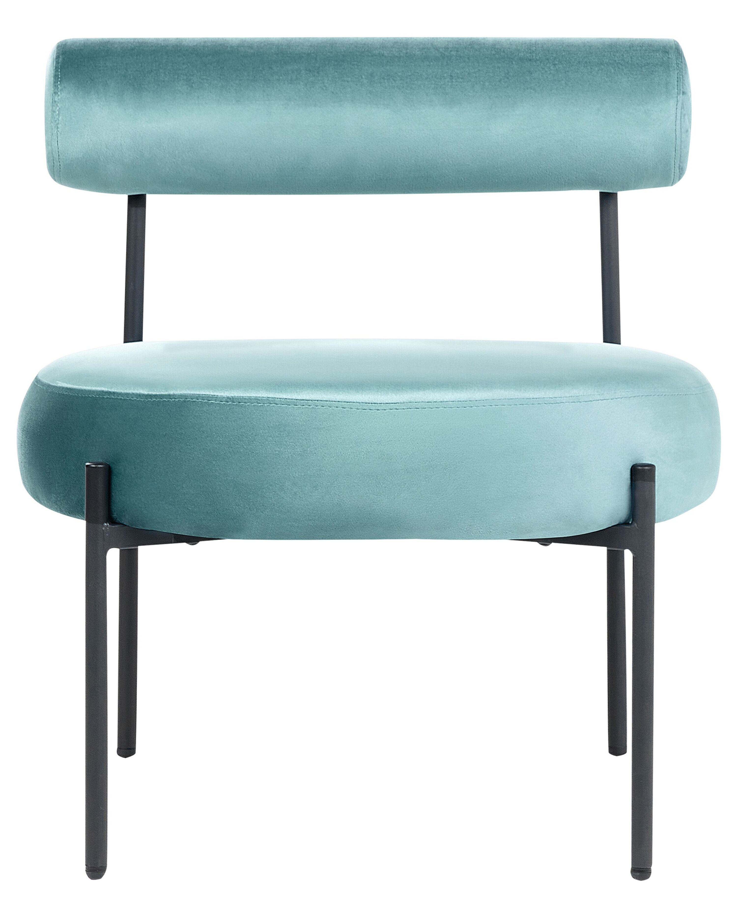 Stol sammet grön ALPHA | Beliani.se