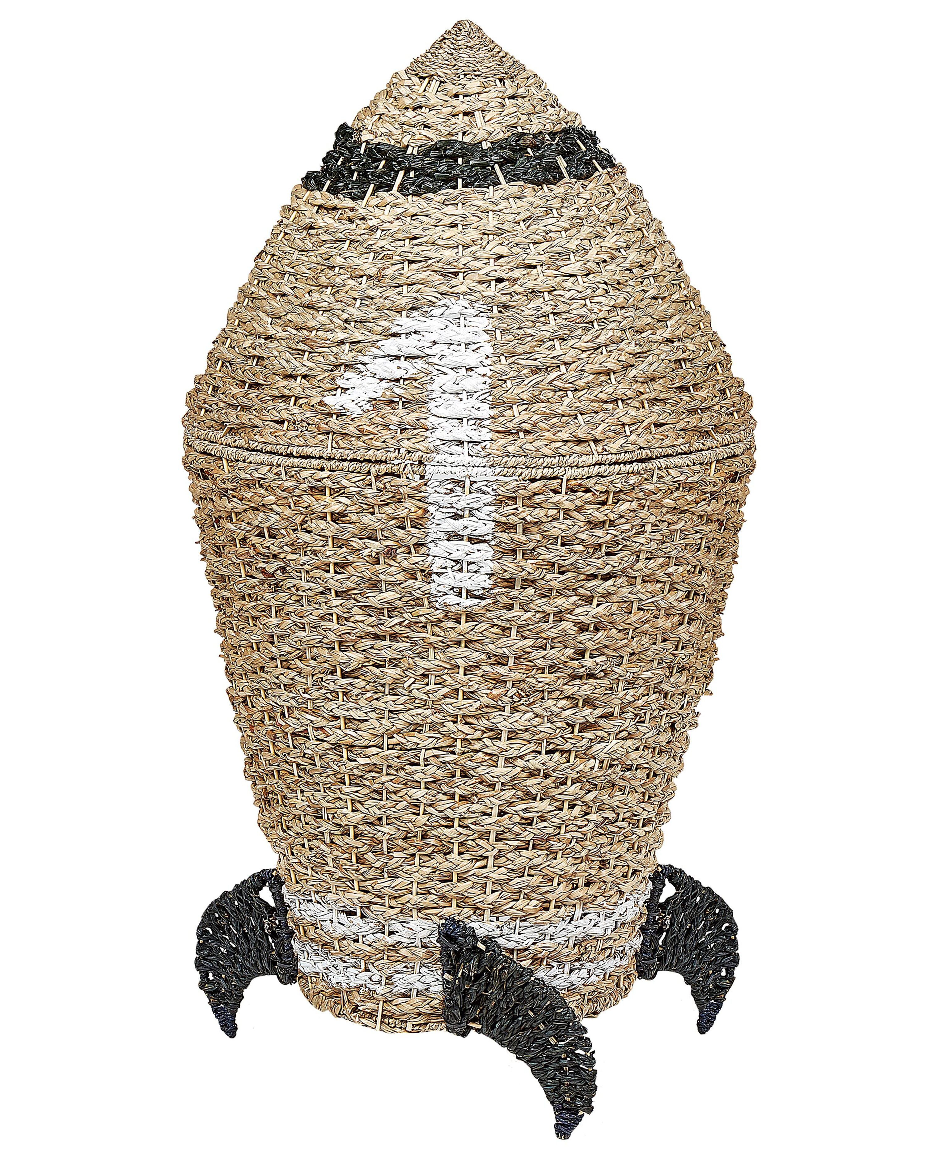 Seagrass Wicker Rocket Basket Natural PAARL | Beliani.co.uk
