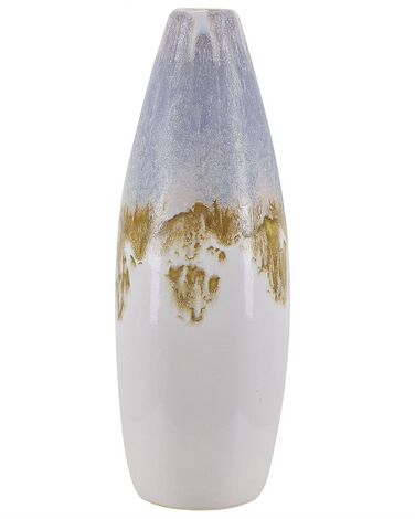 Stoneware Flower Vase 34 cm Multicolour BRAURON | Beliani.at