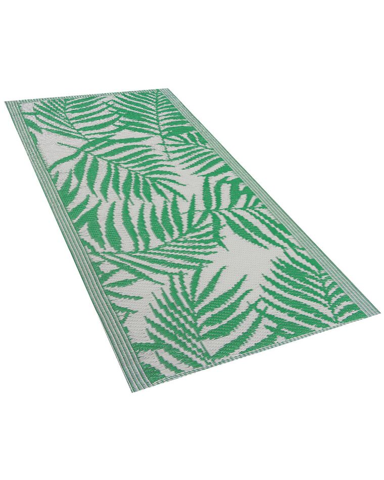 Tappeto da esterno verde 60 x 105 cm KOTA | Beliani.it
