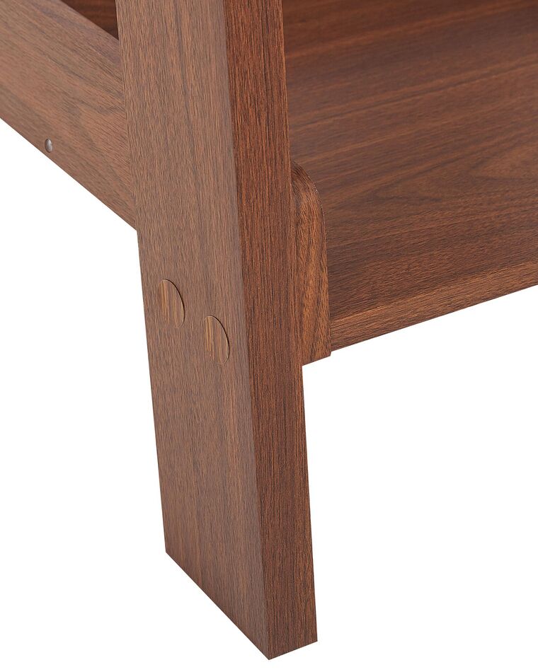 Scaffale legno scuro 169 cm MOBILE DUO | Beliani.it