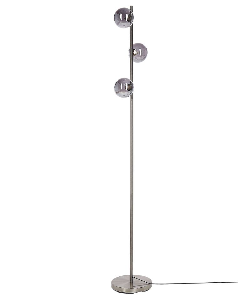 Staande lamp metaal zilver RAMIS | Gratis Levering