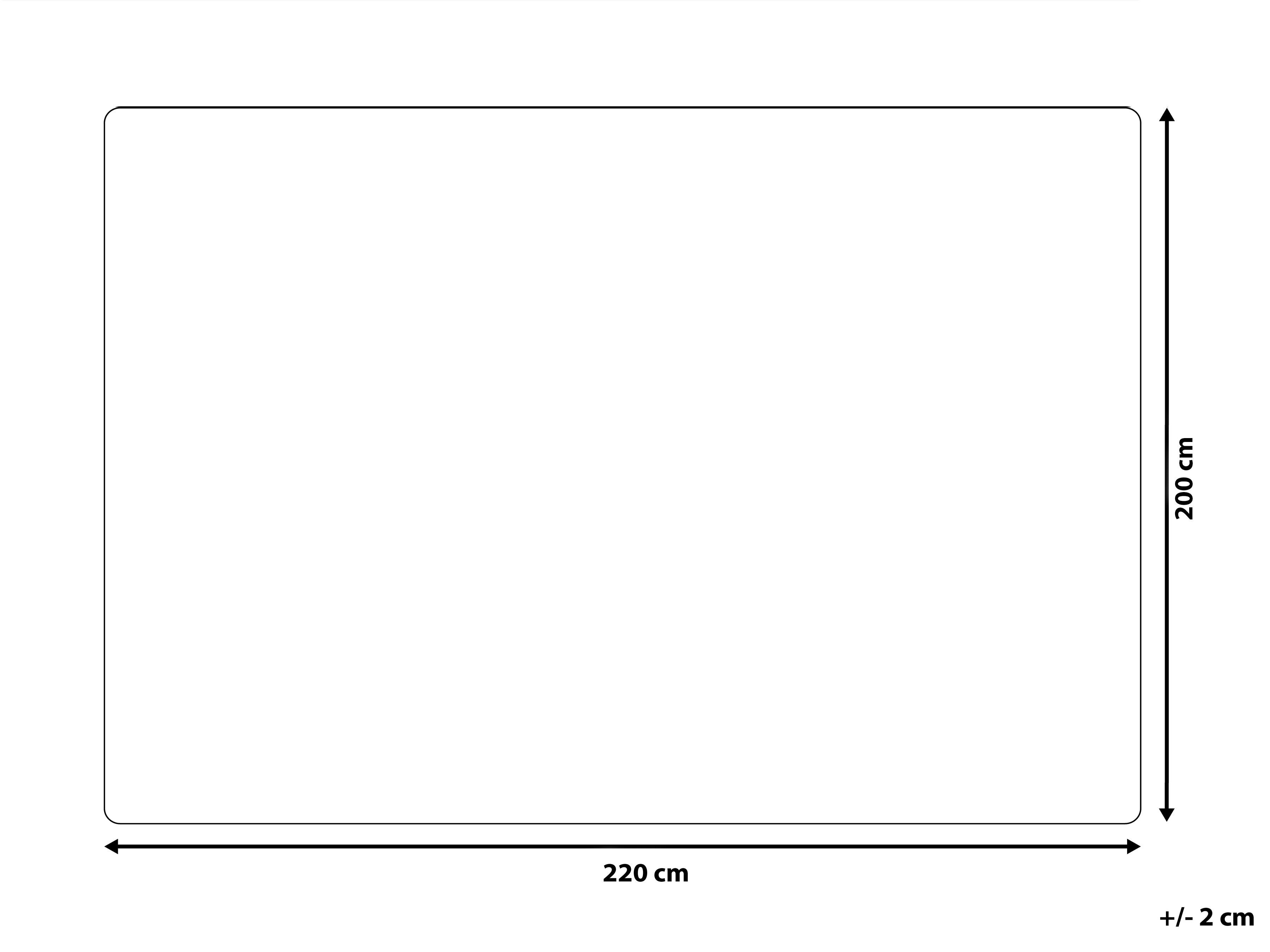 Koc 200 x 220 cm szary TERKE | Beliani.pl