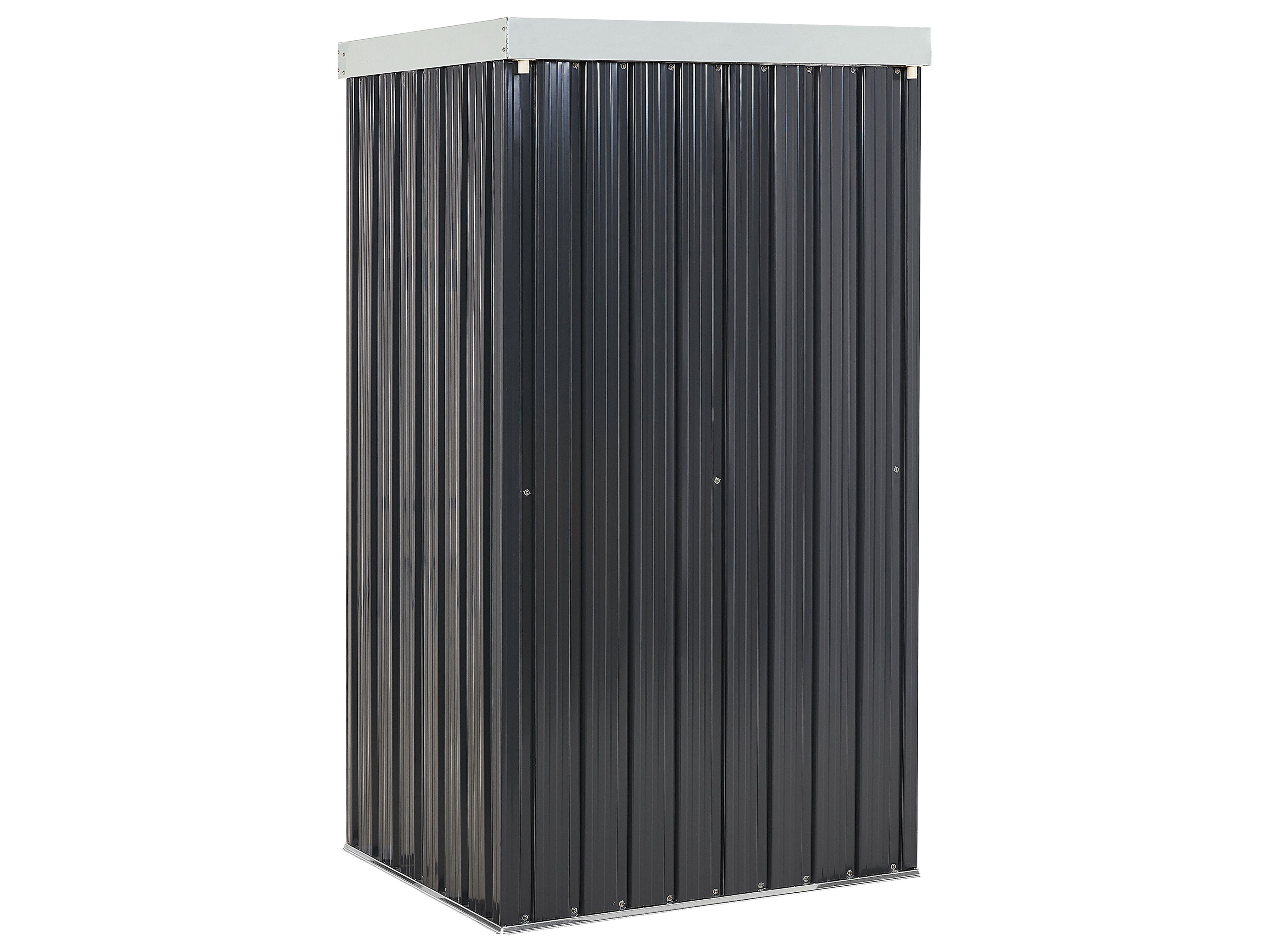 Hagebod i stål med oppbevaring grå UMBRIA | Beliani.no