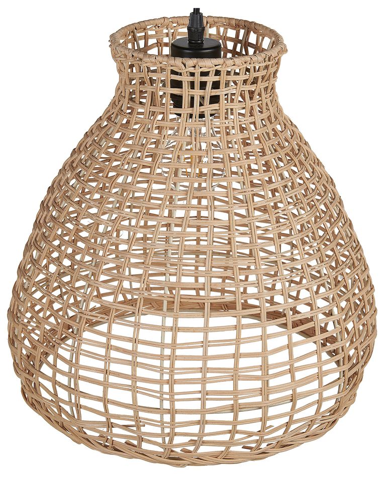 Hängelampe Rattan natürlich SAKENI | Beliani.ch