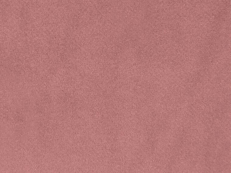 Canapé 3 places en velours rose MAURA | Beliani.fr