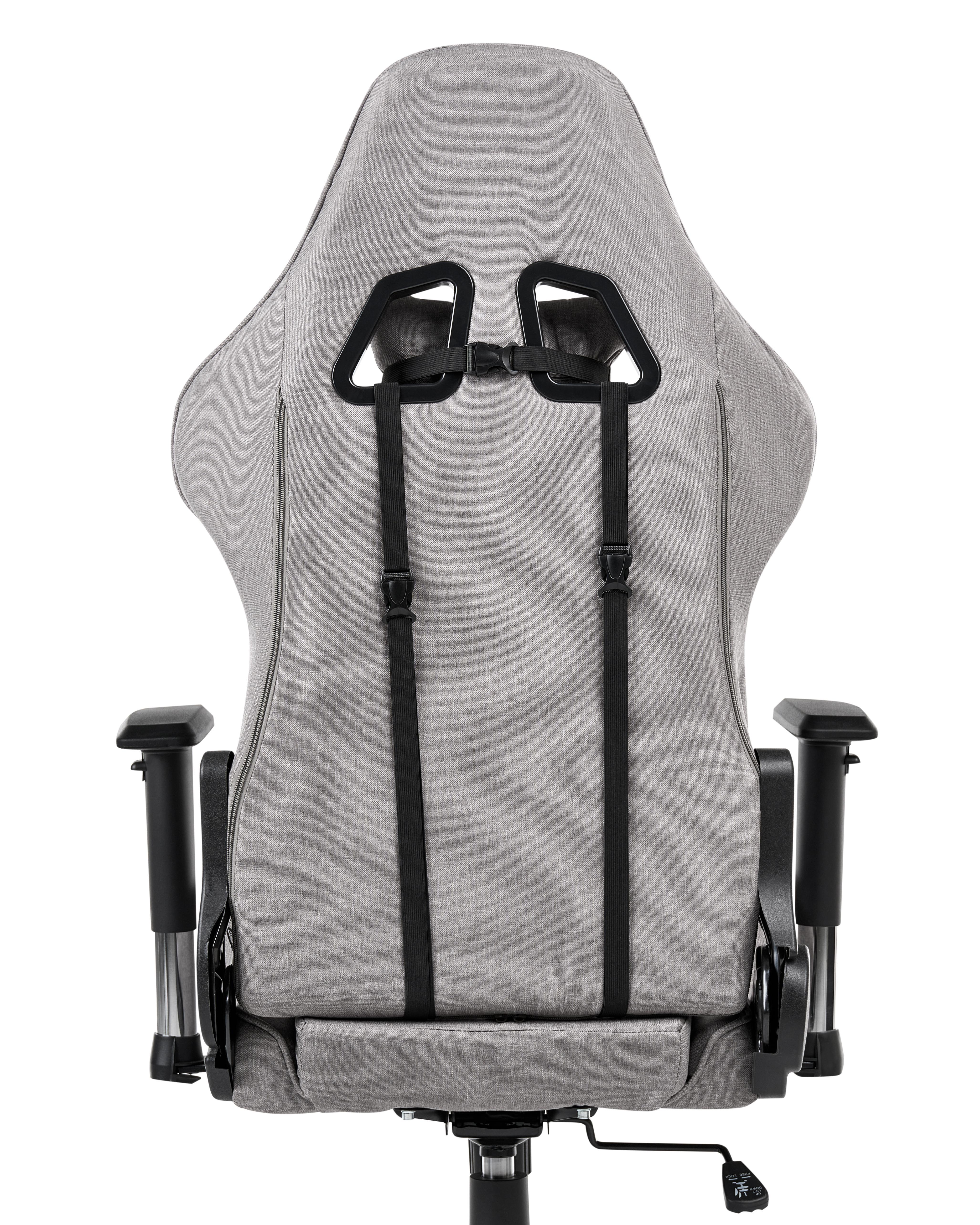 Gaming Chair Light Grey WARRIOR | Beliani.co.uk
