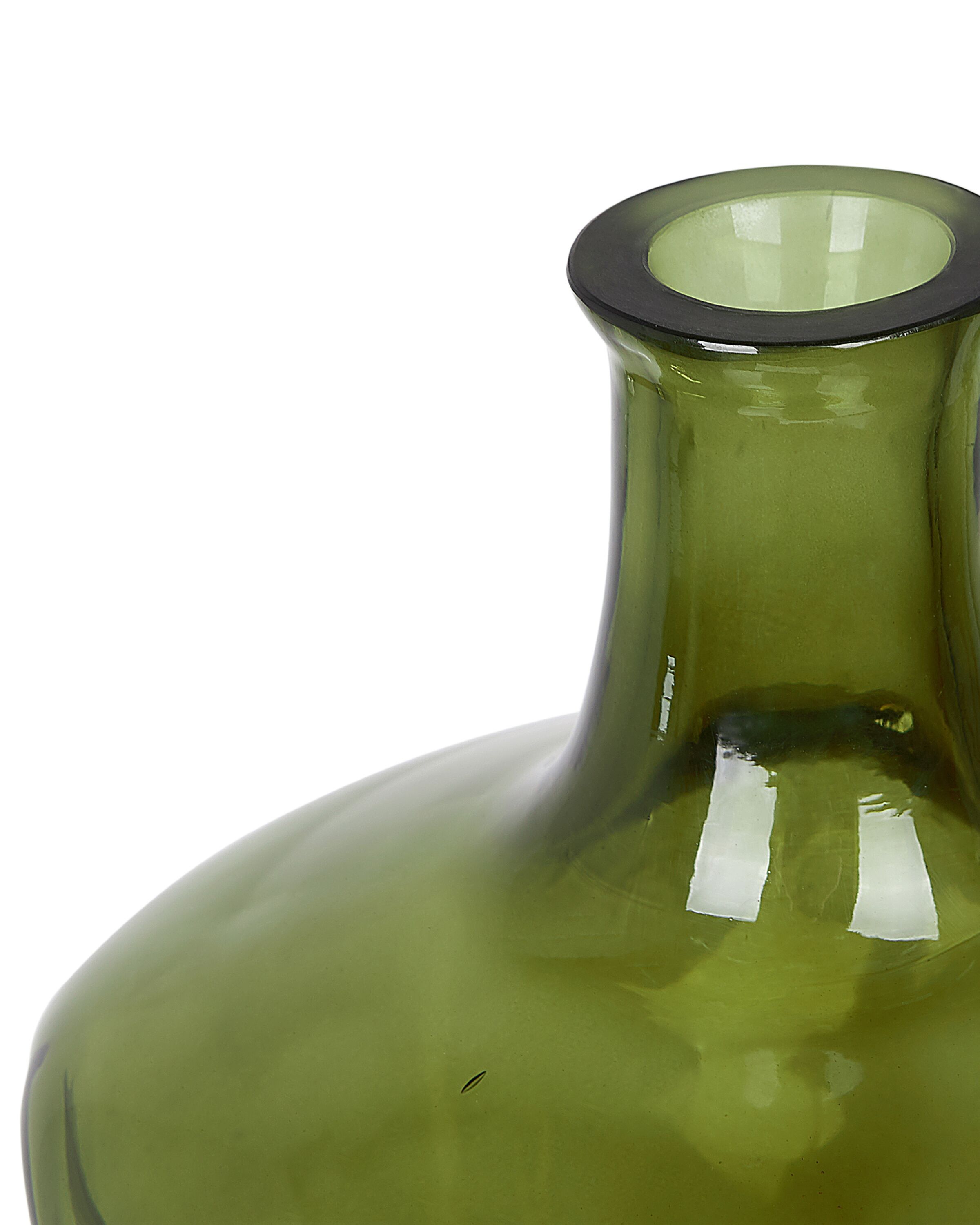 Blomvas 35 cm glas grön KERALA | Beliani.se