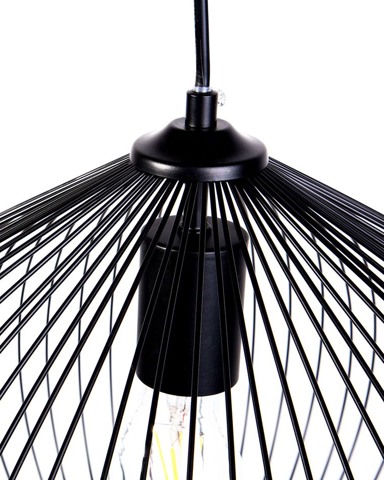 Lampadario moderno di design in metallo nero TORDINO | Beliani.it