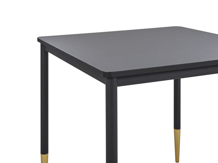 Dining Table 80 x 80 cm Black SHALFORD | Beliani.co.uk