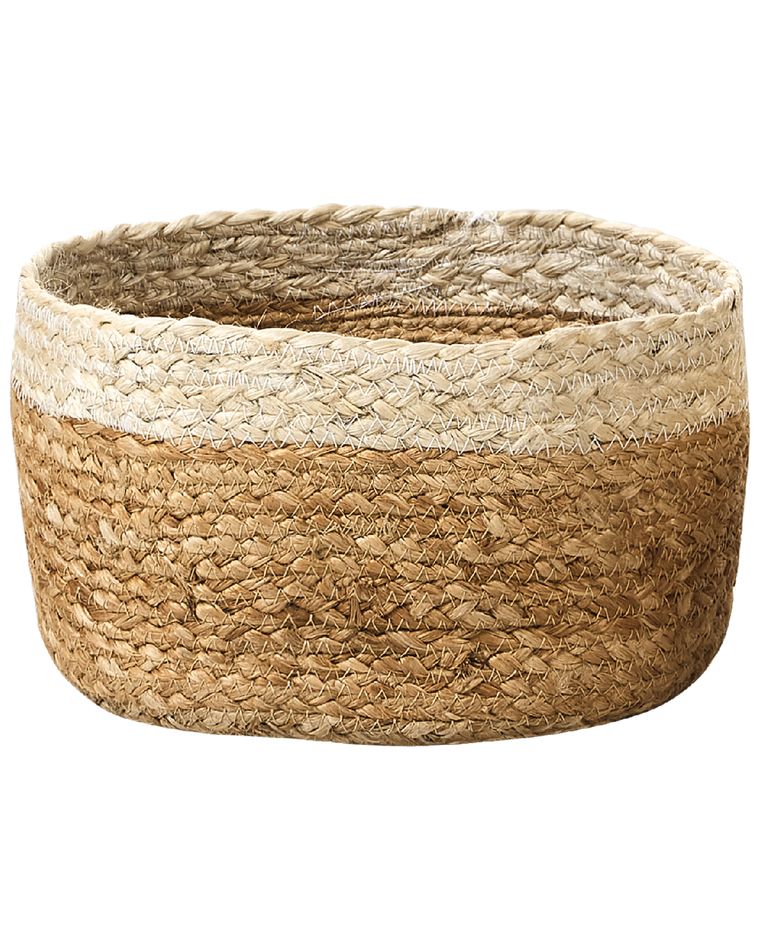 Set of 3 Jute Baskets Natural and Beige TAJORI | Beliani.co.uk