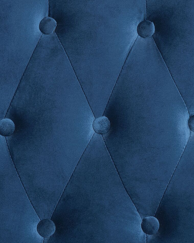 Nojatuoli sametti tummansininen ALTA | Beliani.fi