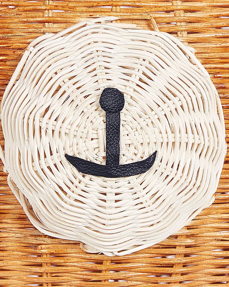Rattan Bear Basket Natural HIMBA | Beliani.co.uk