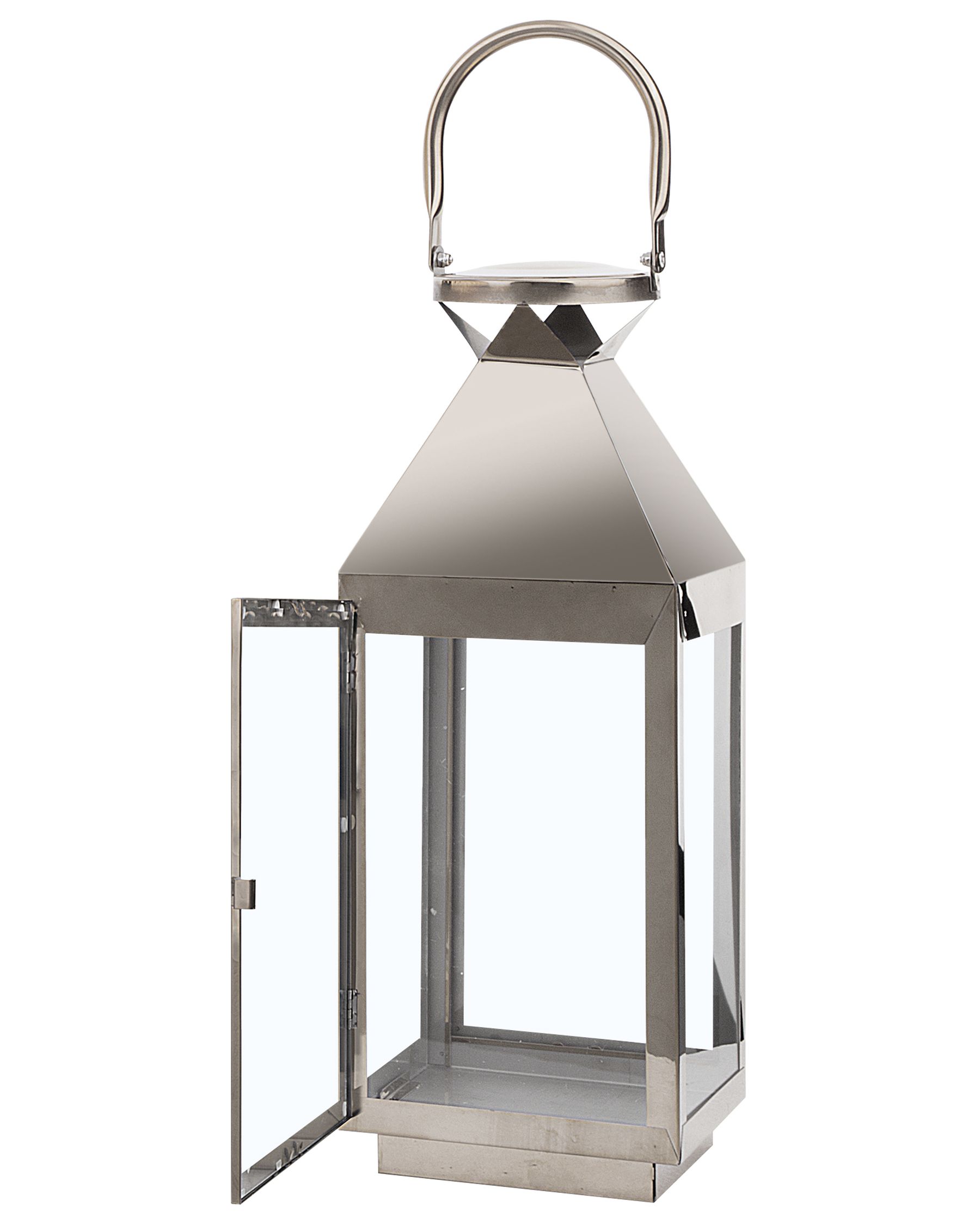 Lykta 40 cm silver BALI | Beliani.se