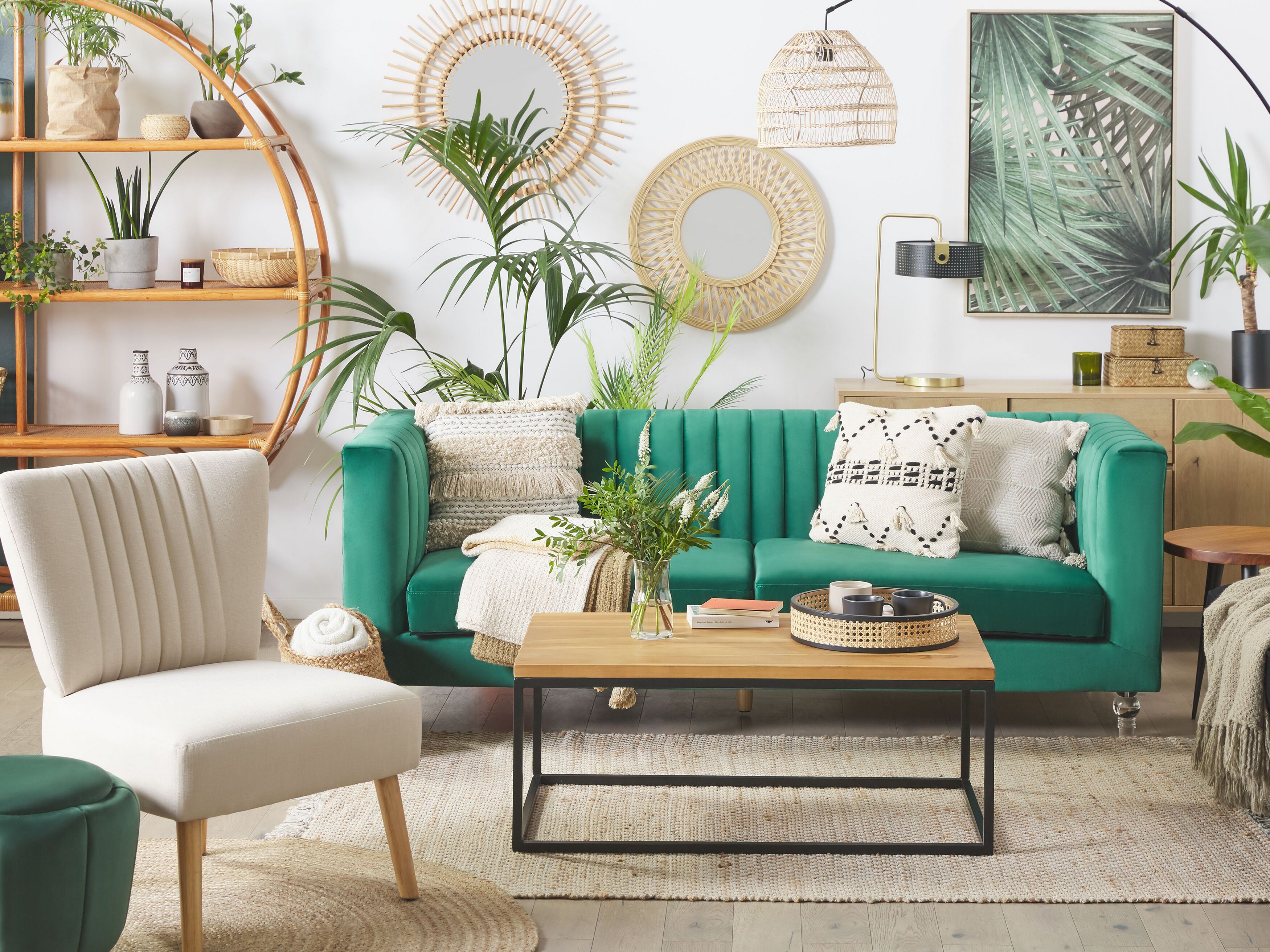 Sofa Grøn ARVIKA | Beliani.dk