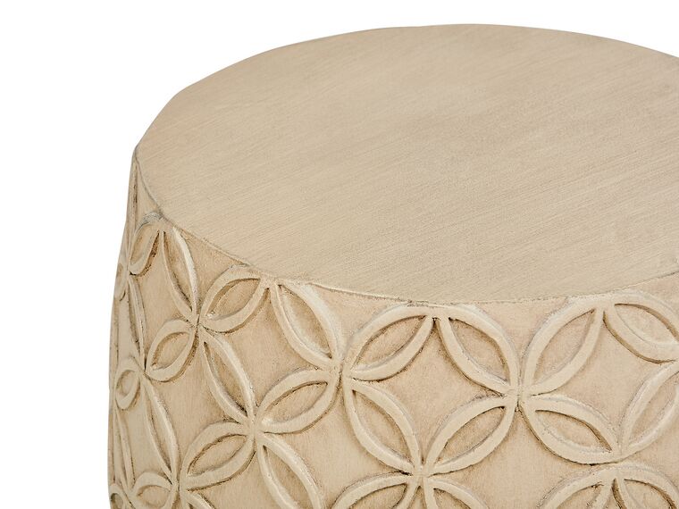 Accent Side Table Light Beige ZOGNO | Beliani.co.uk