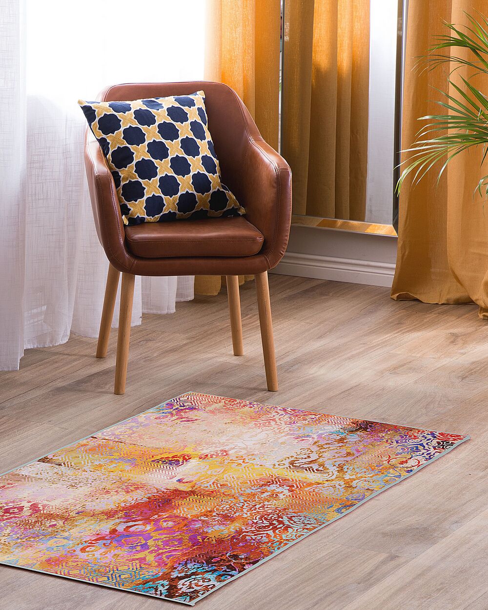 Tapis multicolore 80 x 150 cm ISPARTA | Beliani.fr