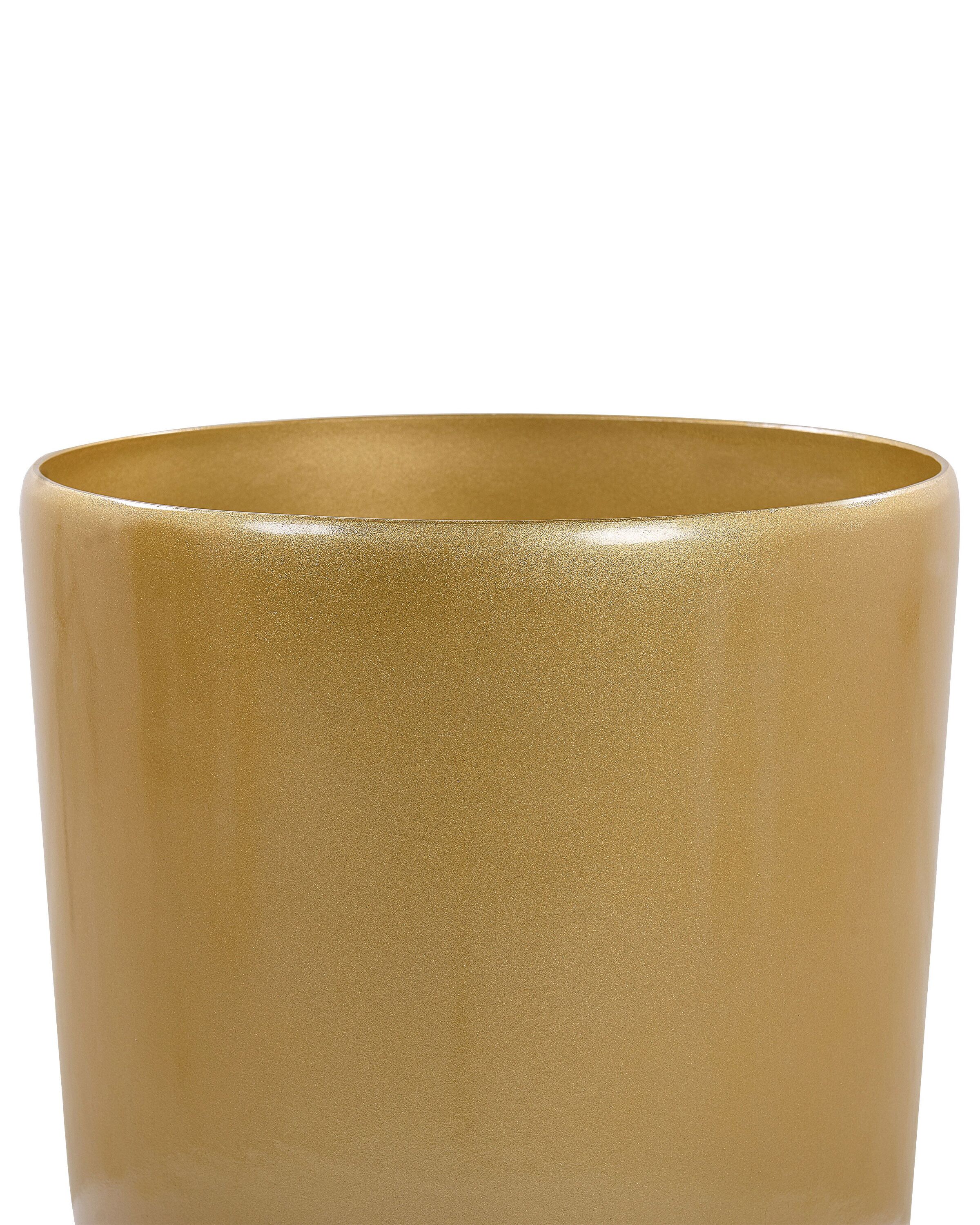 Plant Pot ⌀ 32 cm Gold TSERIA | Beliani.co.uk