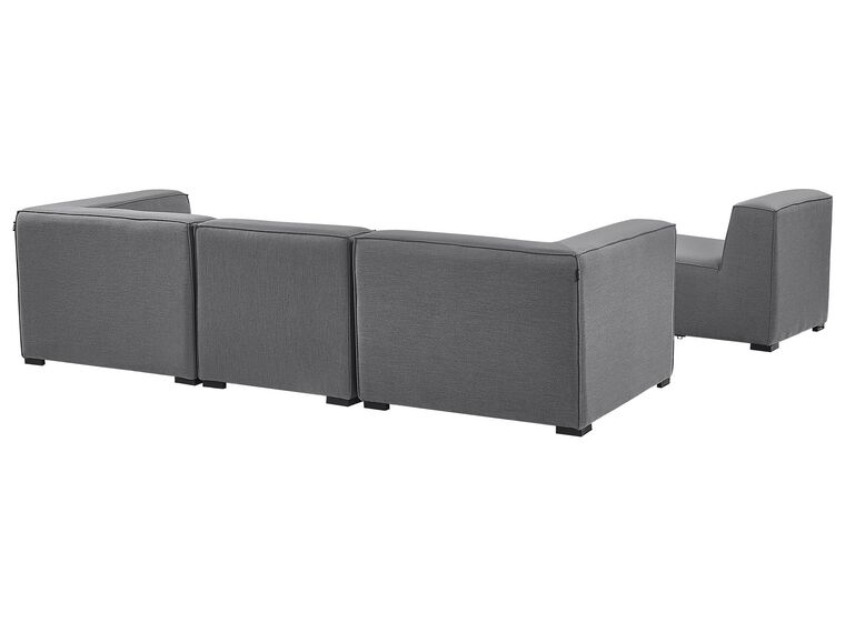 4 Seater Modular Garden Sofa Set Grey AREZZO | Beliani.co.uk