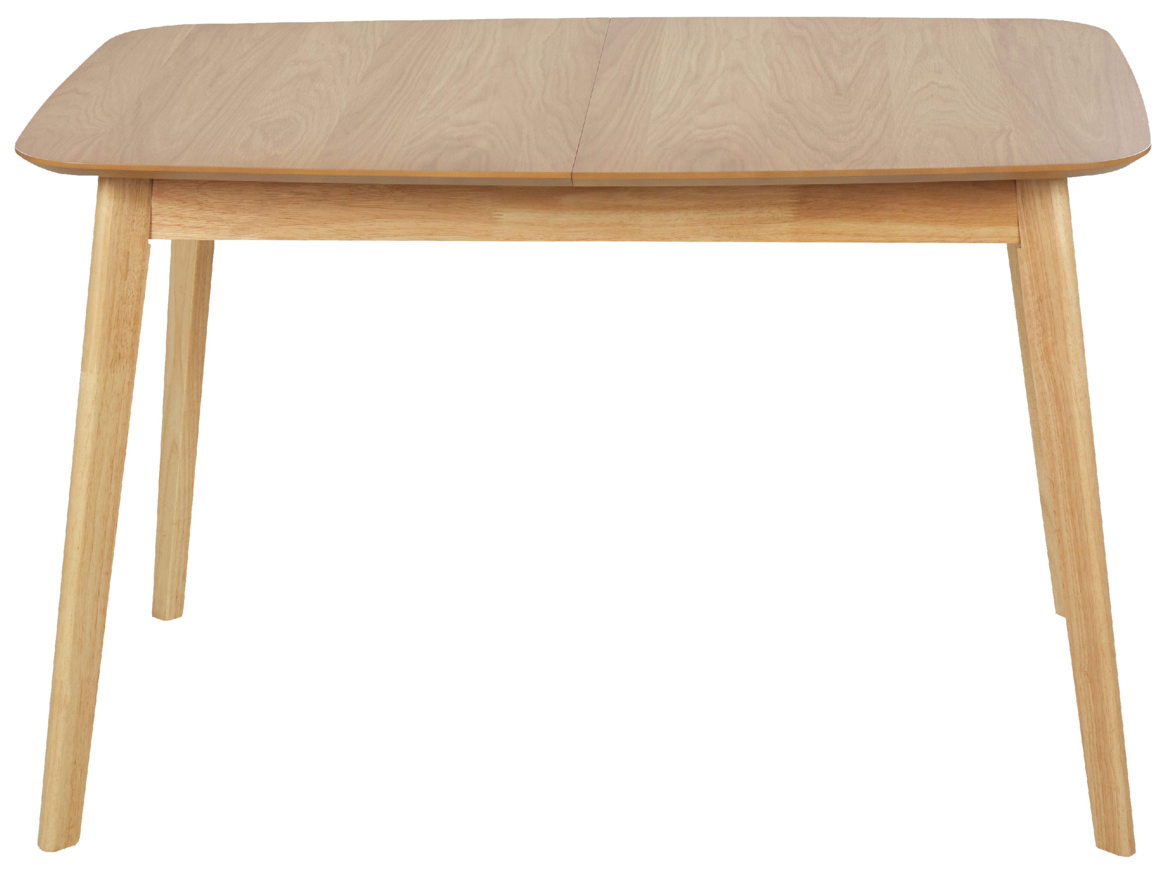 Extending Dining Table 120/150 x 75 cm Light Wood MADOX | Beliani.co.uk
