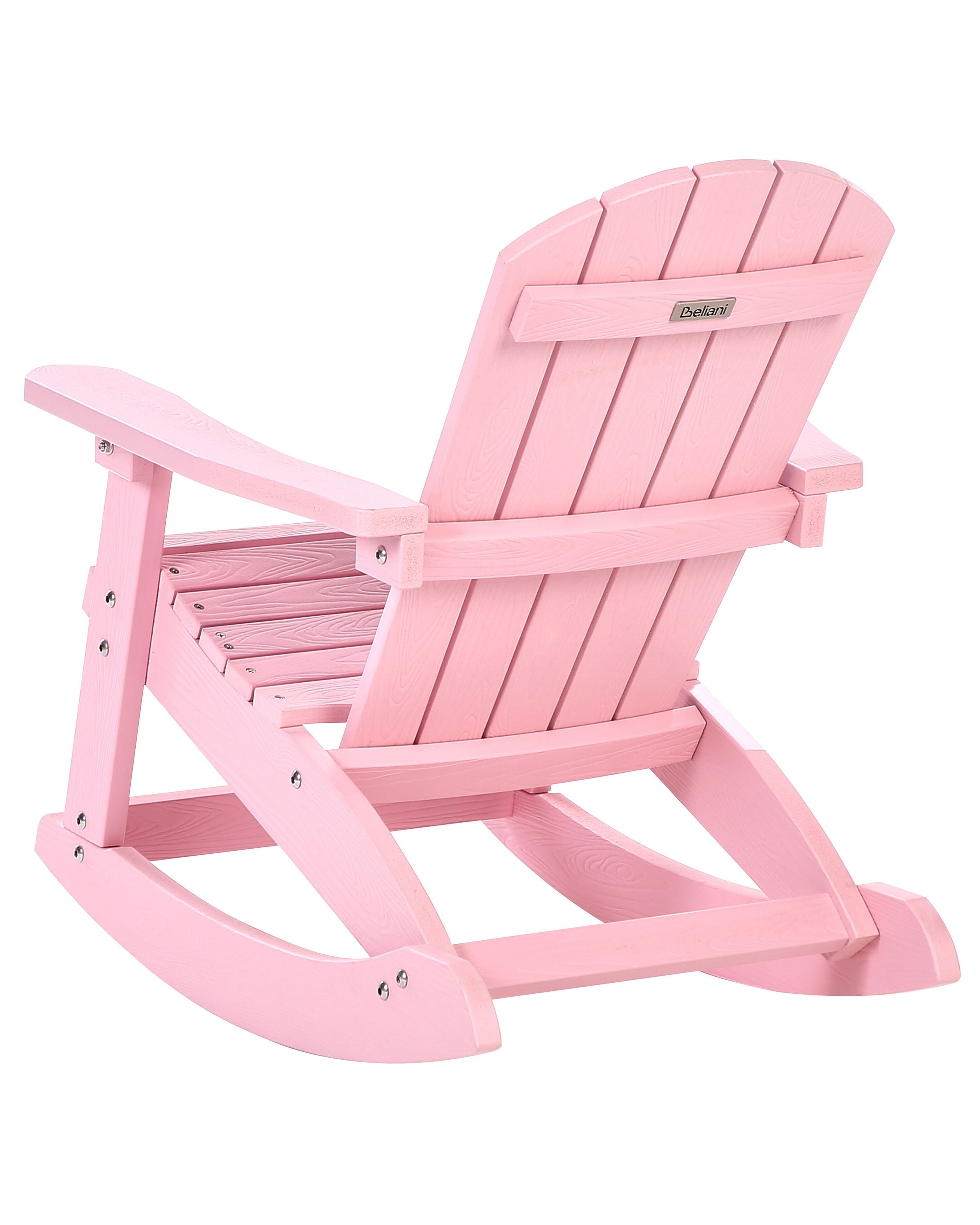 Garden Kids Rocking Chair Pink ADIRONDACK | Beliani.at