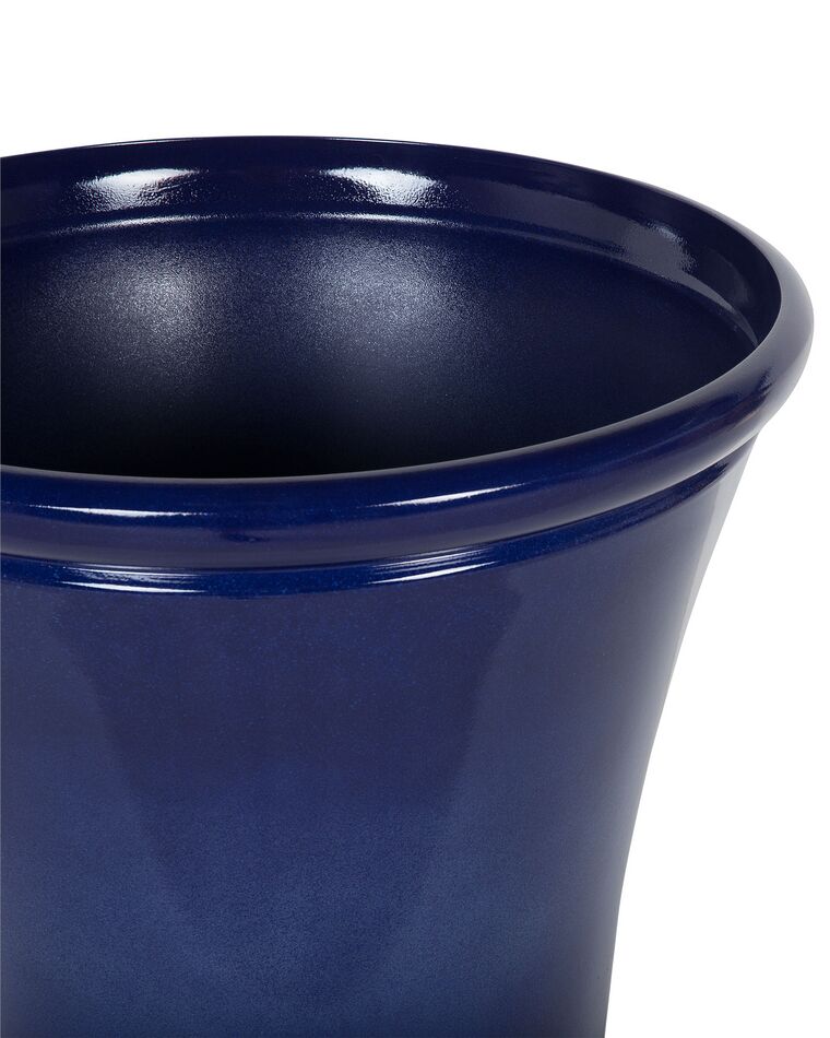 Plant Pot ⌀ 46 cm Navy Blue KOKKINO | Beliani.co.uk