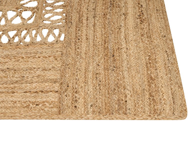 Jute Area Rug 300 x 400 cm Beige YENIKOY | Beliani.co.uk