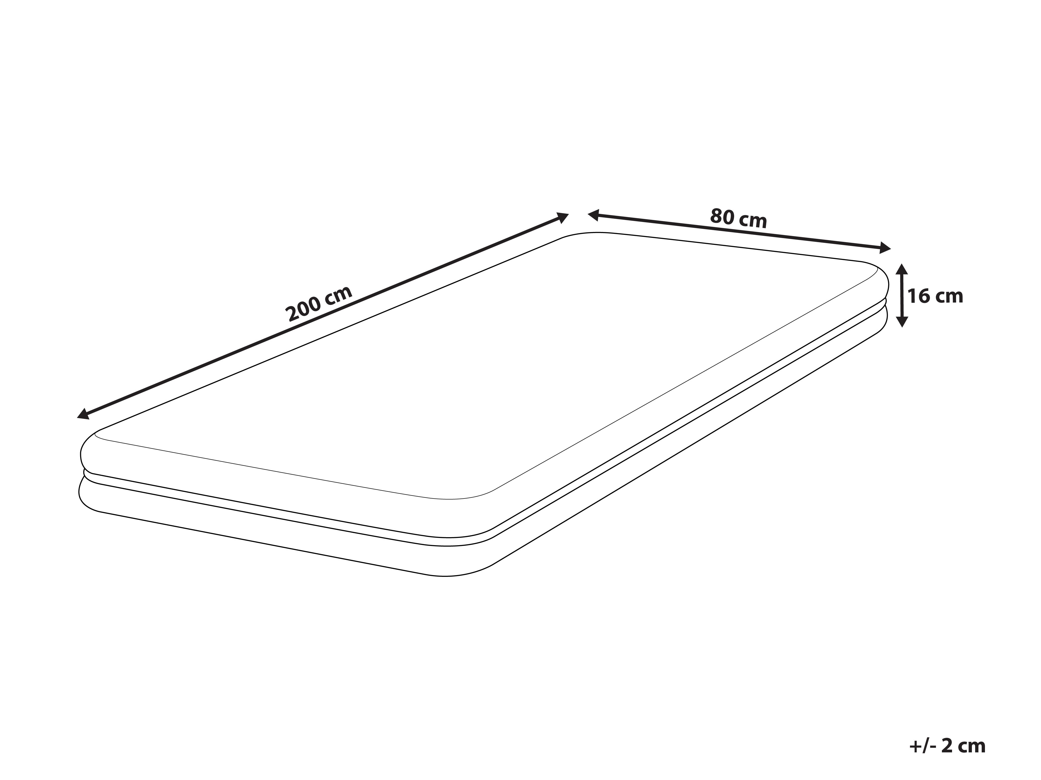 EU Small Single Size Foam Mattress with Removable Cover ENCHANT ...