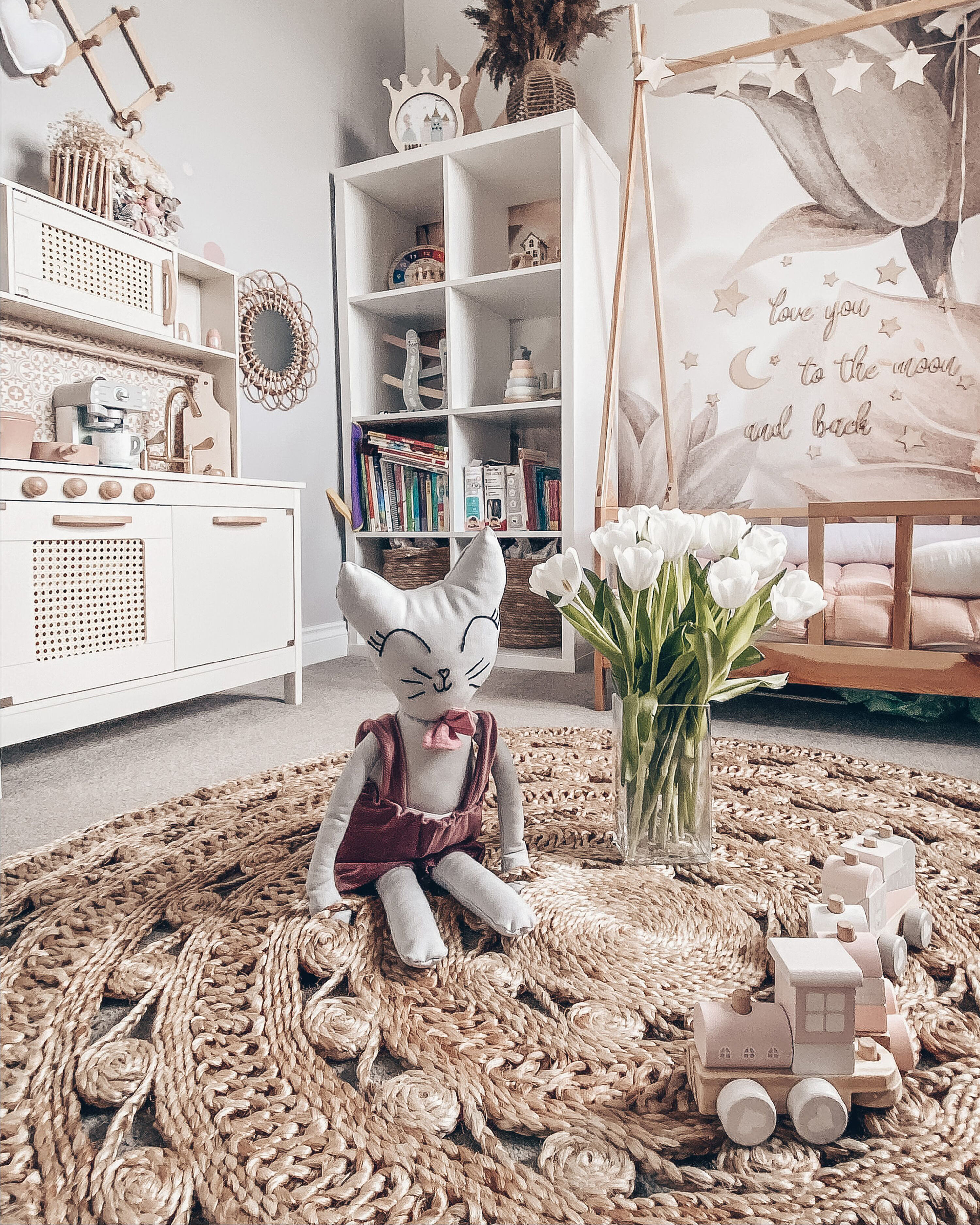 Jute Vloerkleed Beige ⌀ 140 cm KERER | Gratis Levering