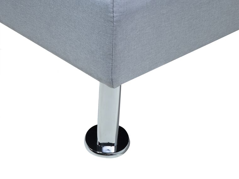Fabric Sofa Bed Light Grey ROXEN | Beliani.co.uk