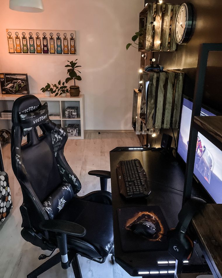 Siège de gamer camouflage et noir VICTORY | Beliani.fr