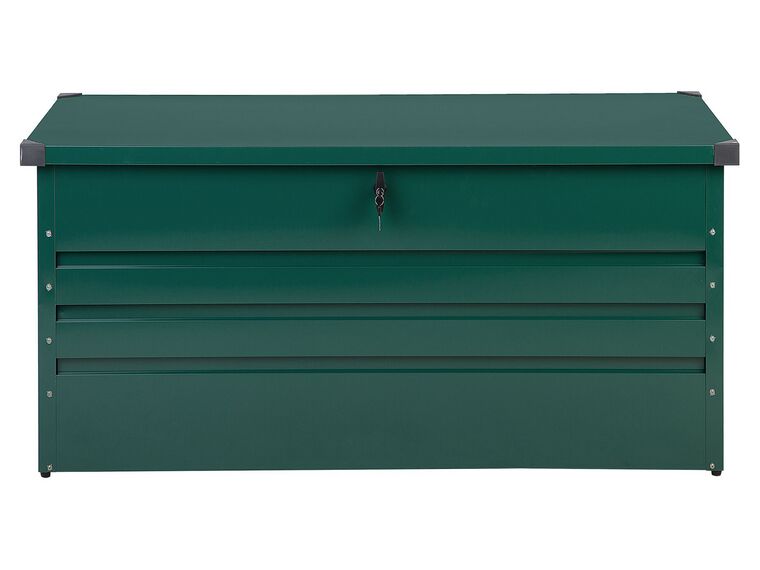 Garden Storage Box 132 x 62 cm Green CEBROSA | Beliani.co.uk