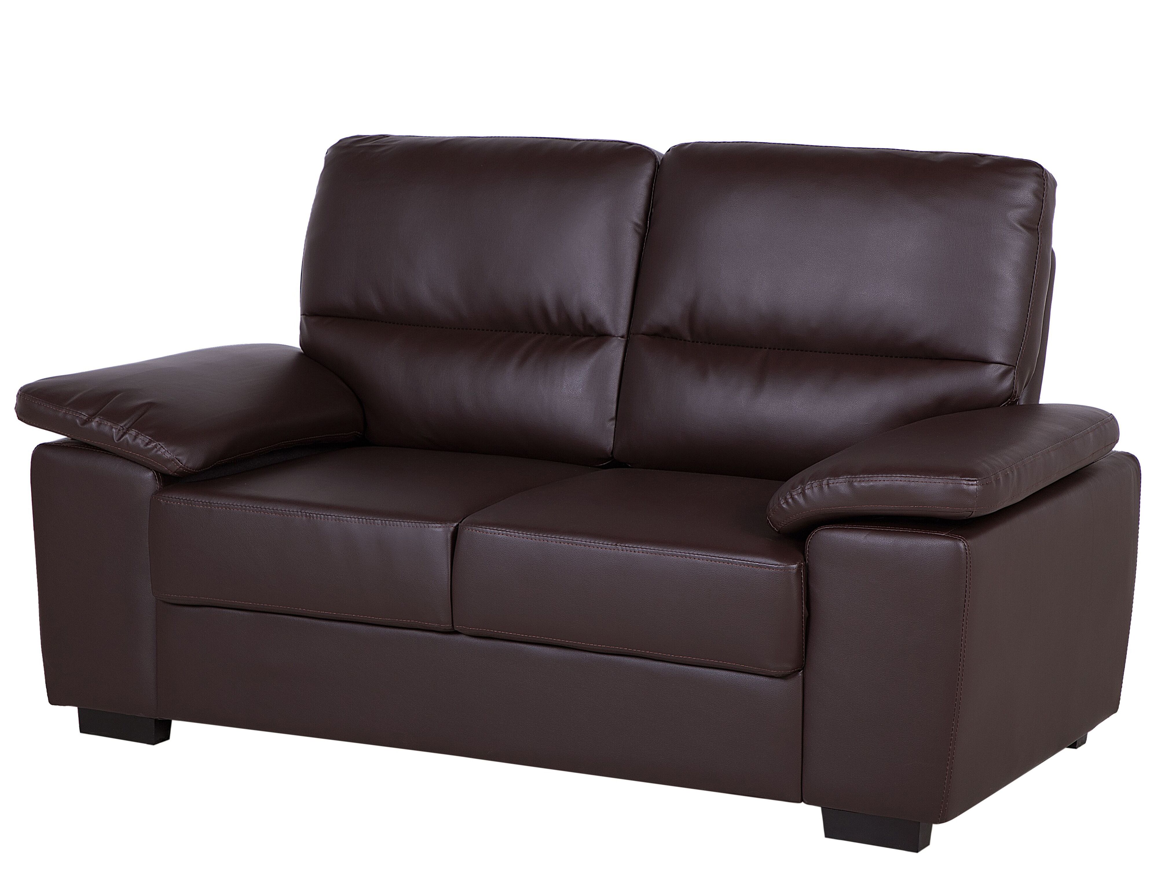 Sofa Kunstleder Braun