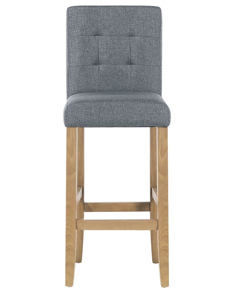 Fabric Bar Chair Grey MADISON | Beliani.co.uk