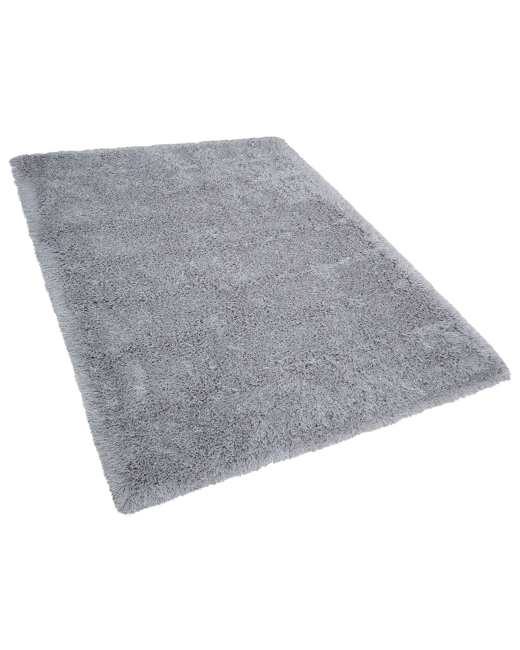 Teppich hellgrau 140 x 200 cm Shaggy CIDE | Beliani.de
