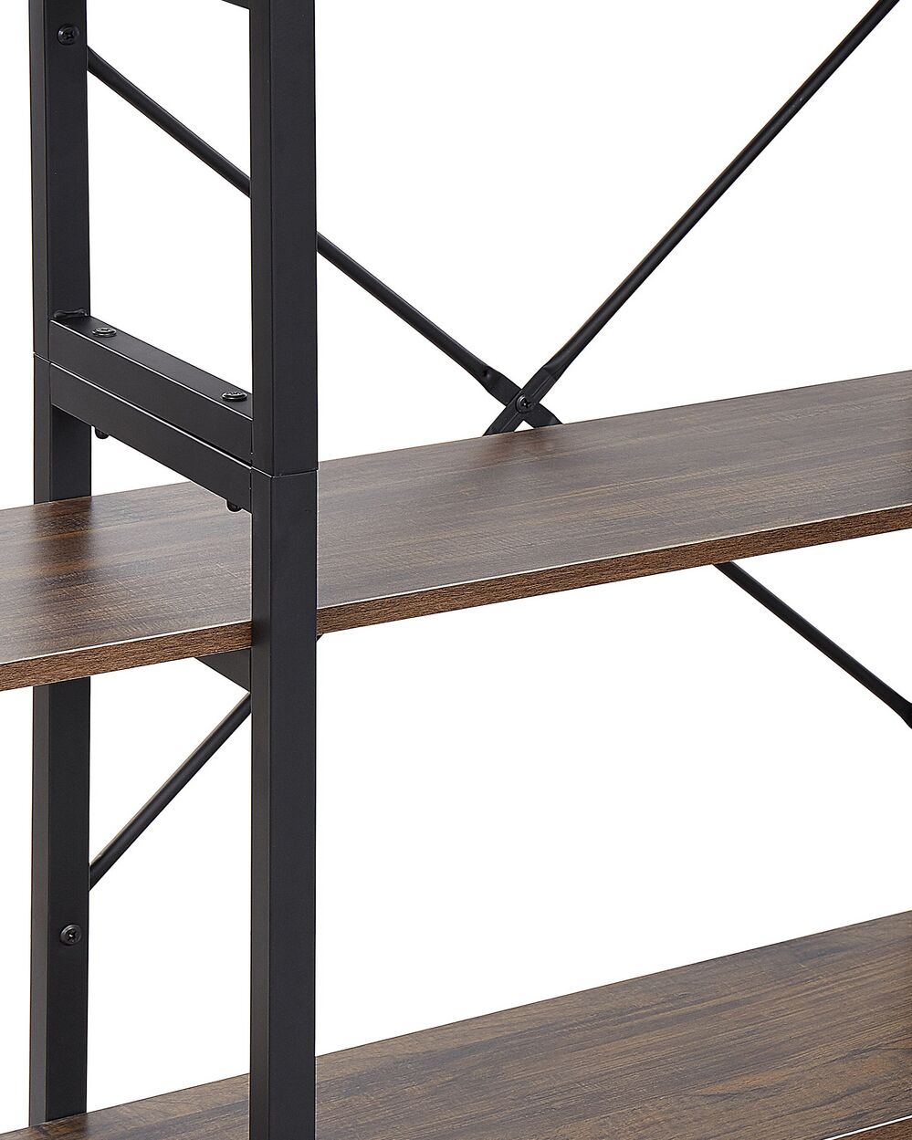 Libreria a 4 scaffali legno scuro DARBY | Beliani.it