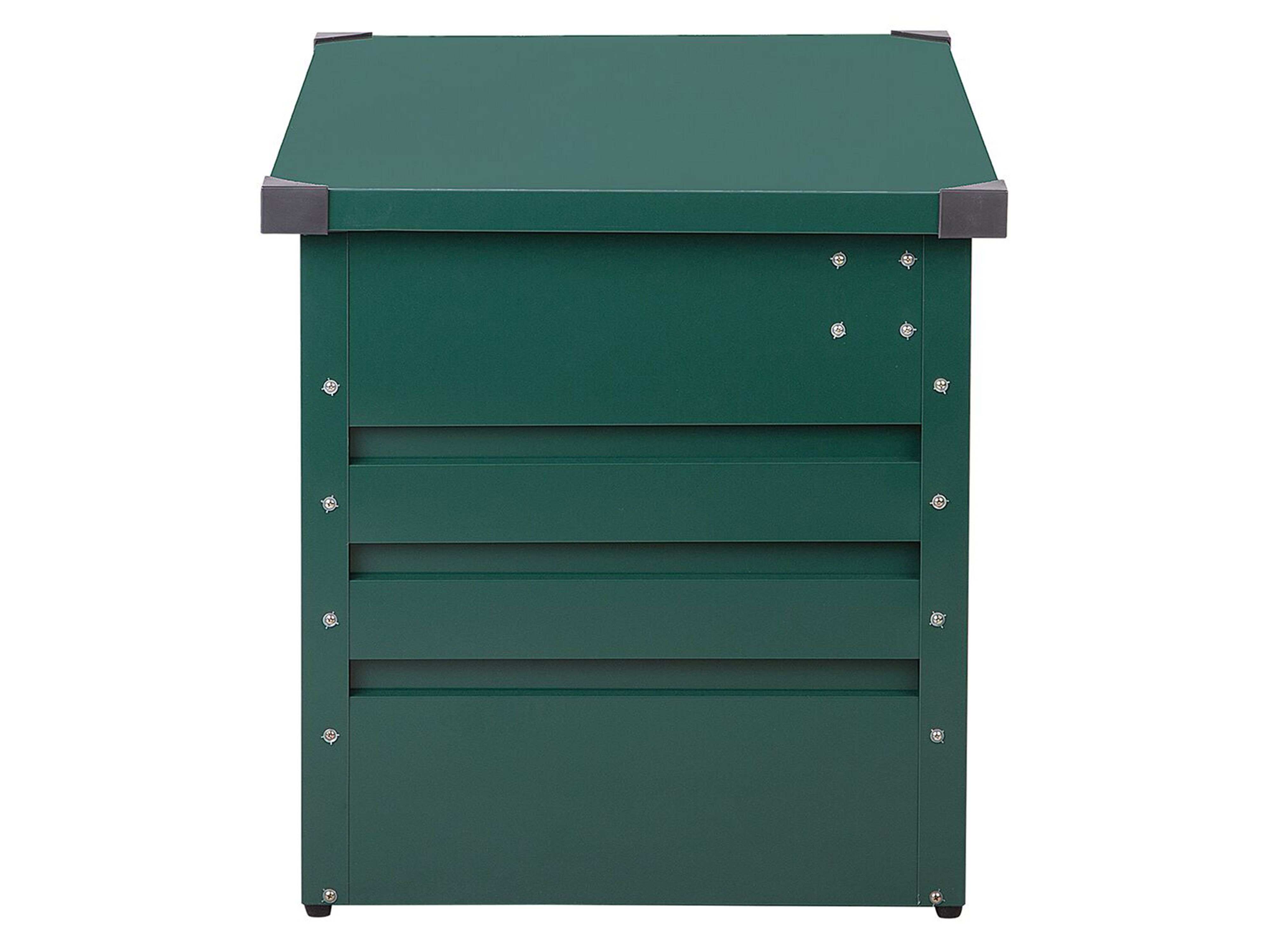 Garden Storage Box 132 x 62 cm Green CEBROSA | Beliani.co.uk