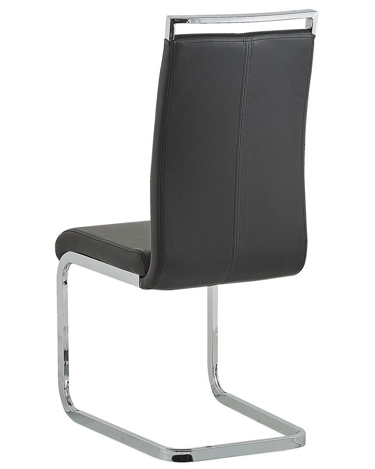 Stol sort 2 stk GREEDIN | Beliani.dk