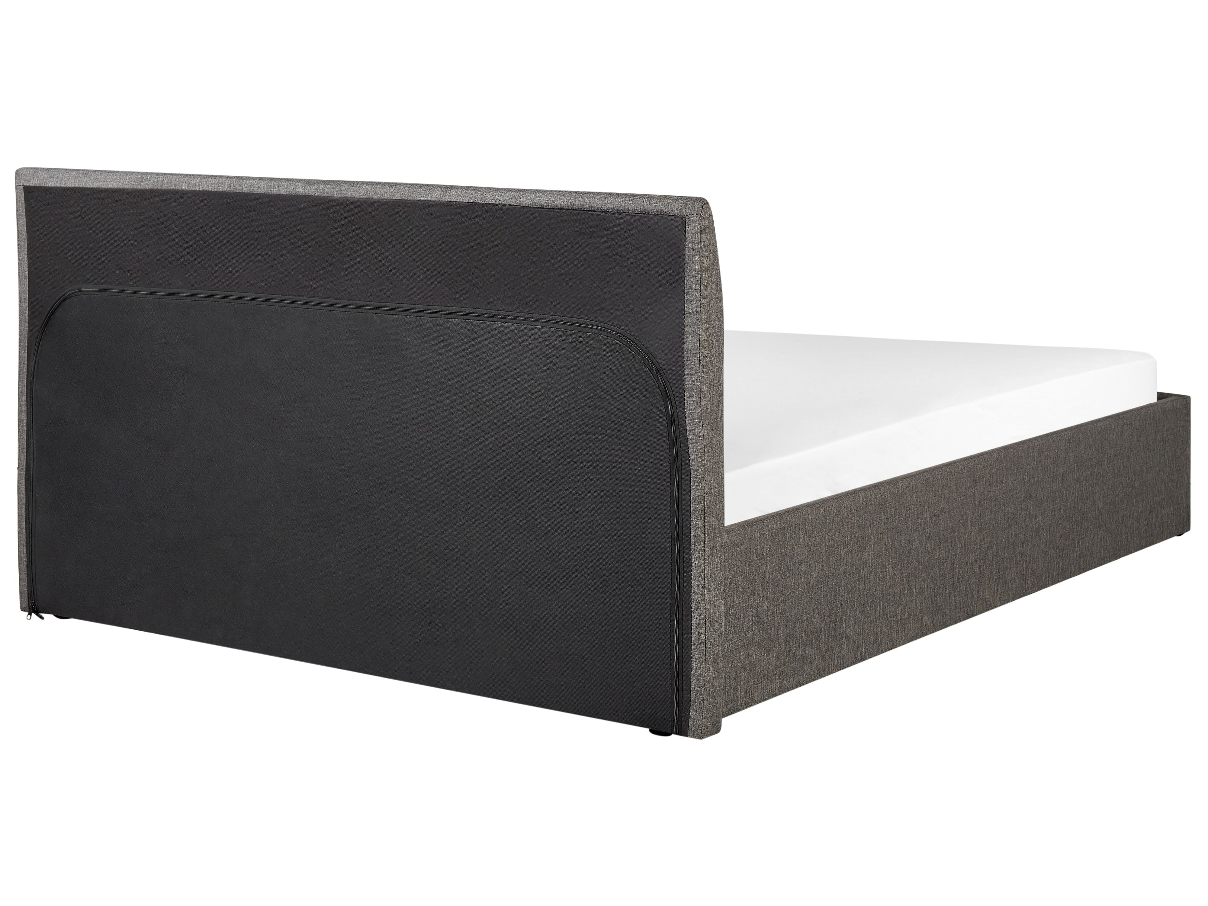 Seng 140x200 cm Grå med opbevaring ORBEY | Beliani.dk