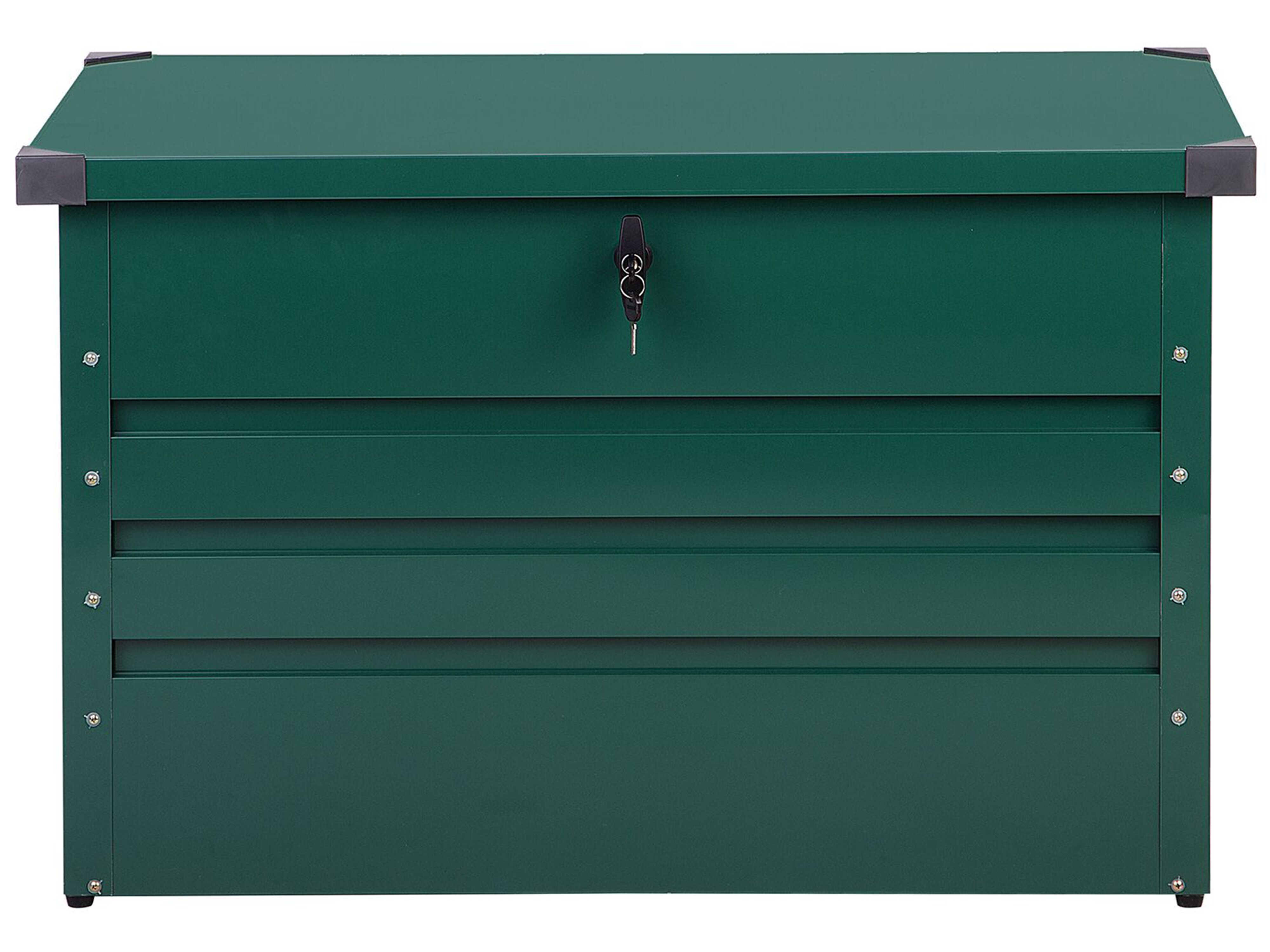 Garden Storage Box 100 x 62 cm Green CEBROSA | Beliani.co.uk