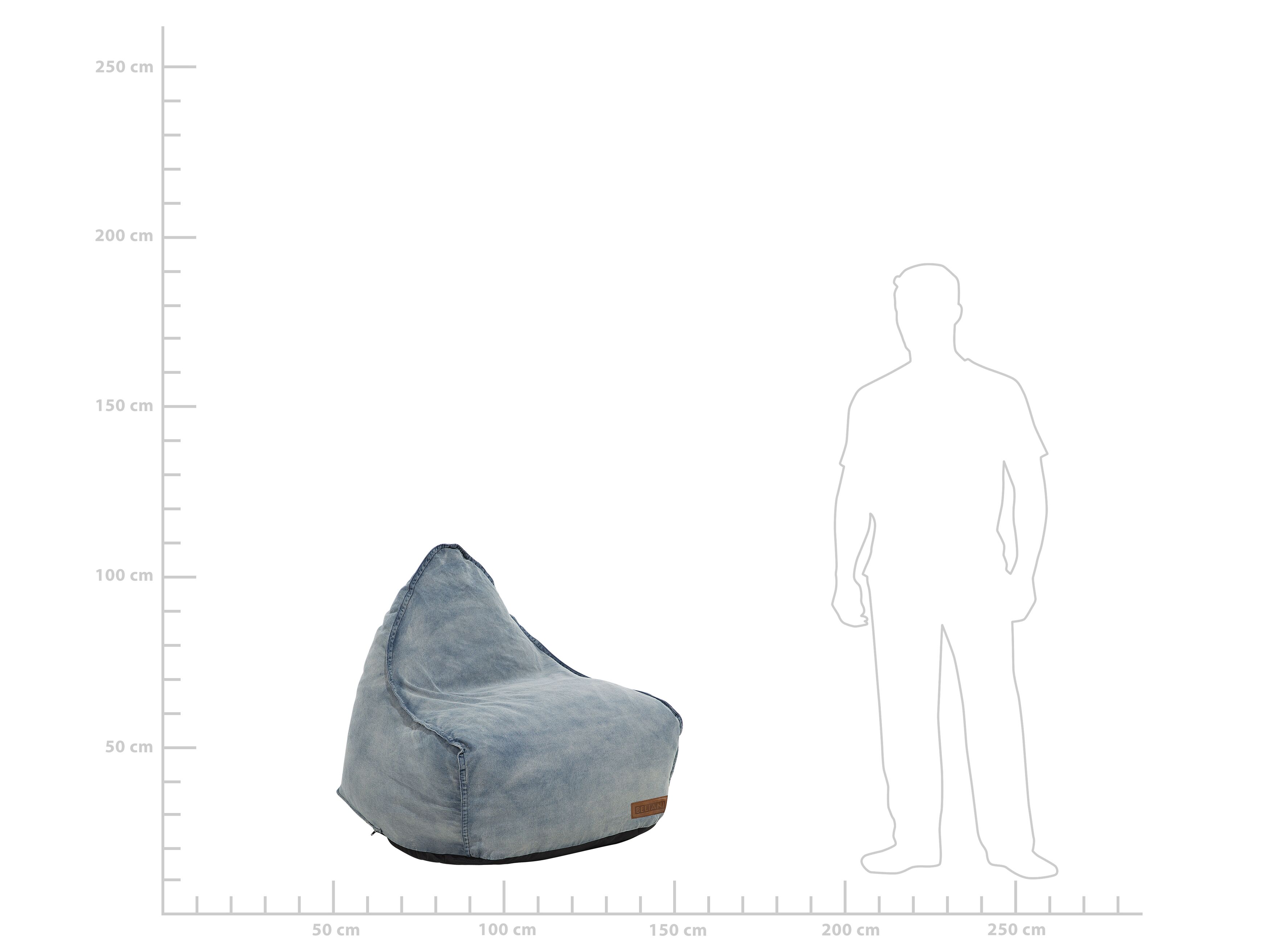 Sitzsack Hellblau DROP | Beliani.de
