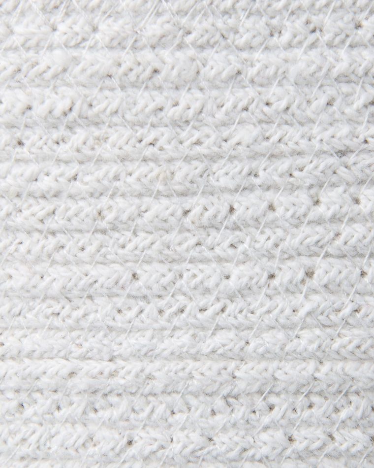 Set of 3 Cotton Baskets White and Beige BASIMA | Beliani.co.uk