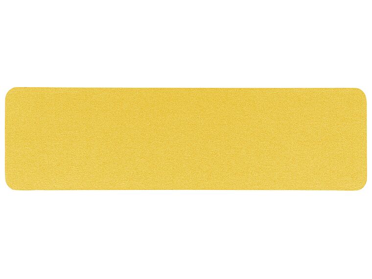 Desk Screen 180 x 40 cm Yellow WALLY | Beliani.co.uk