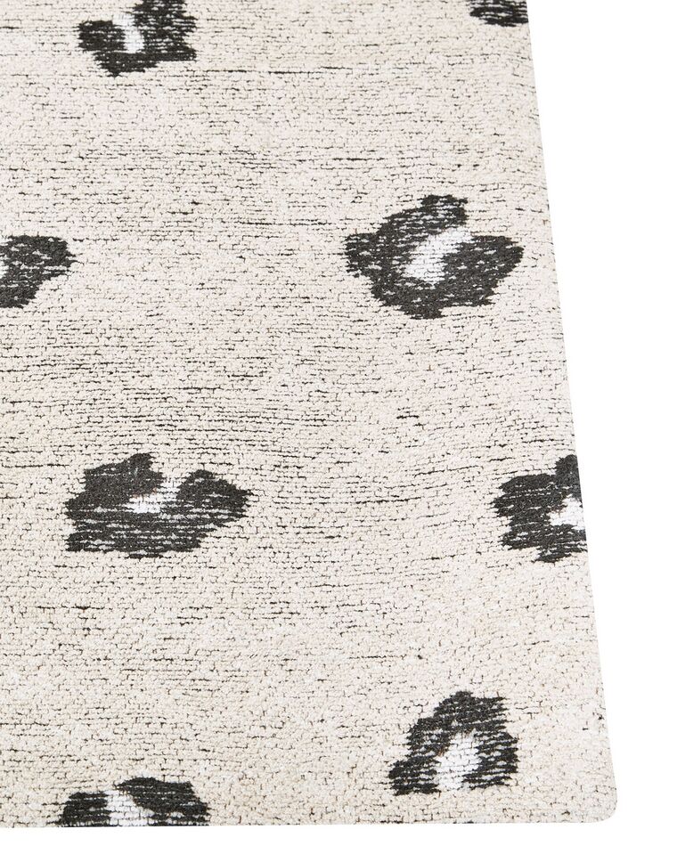 Tapete de algodão creme 80 x 150 cm AFIS | Beliani.pt