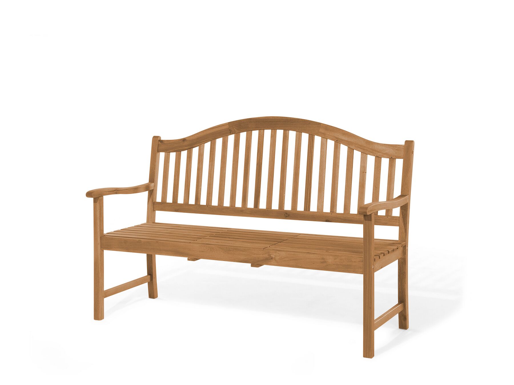 Acacia Wood Garden Bench 150 cm HILO | Beliani.co.uk