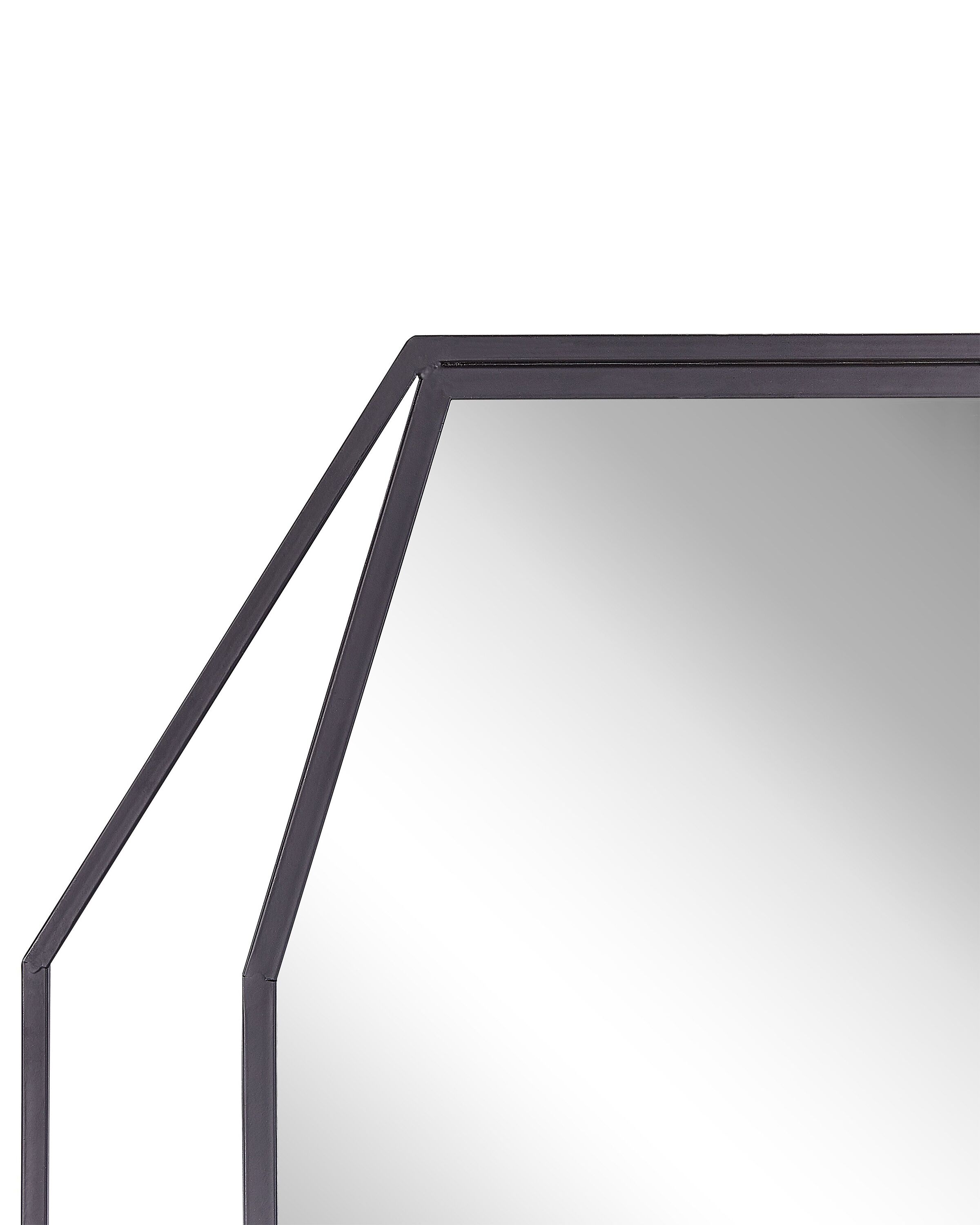 Wall Mirror 80 Graphite Grey NIRE | Beliani.co.uk