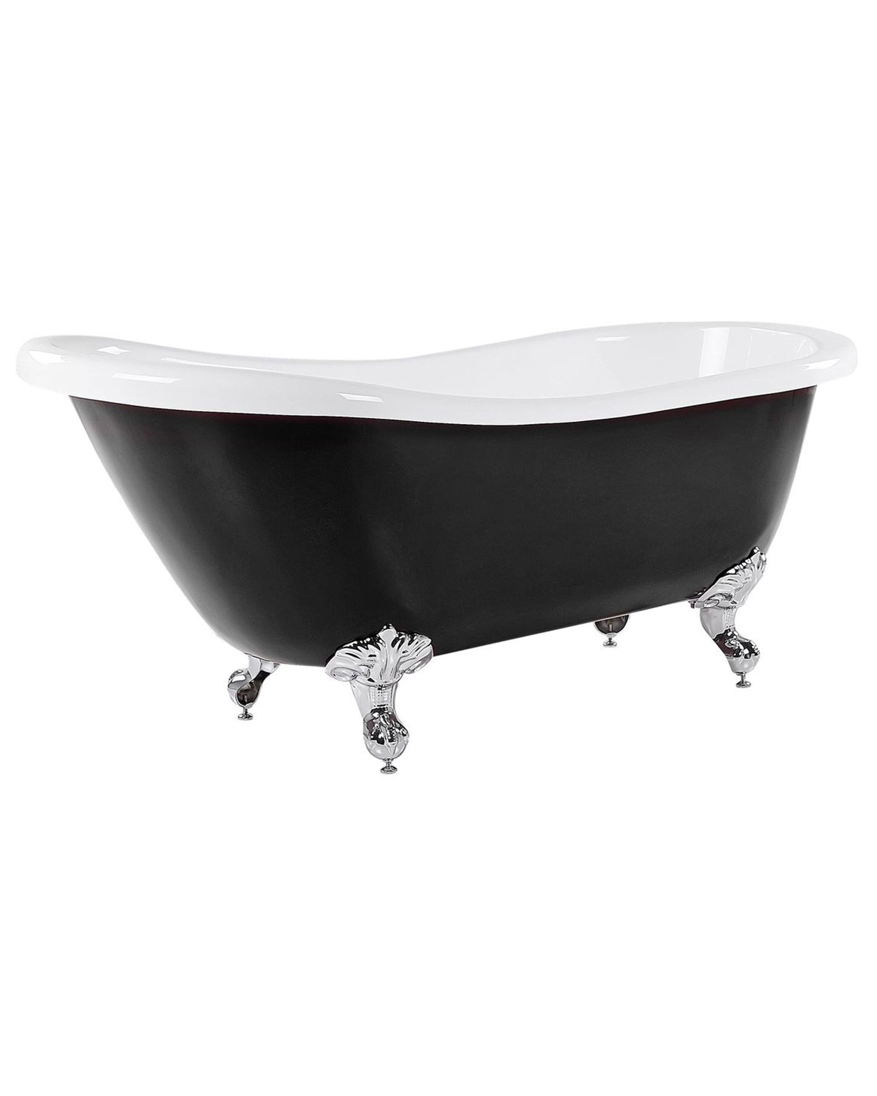 Badekar Retro Sort 170 x 76 cm CAYMAN | Beliani.dk