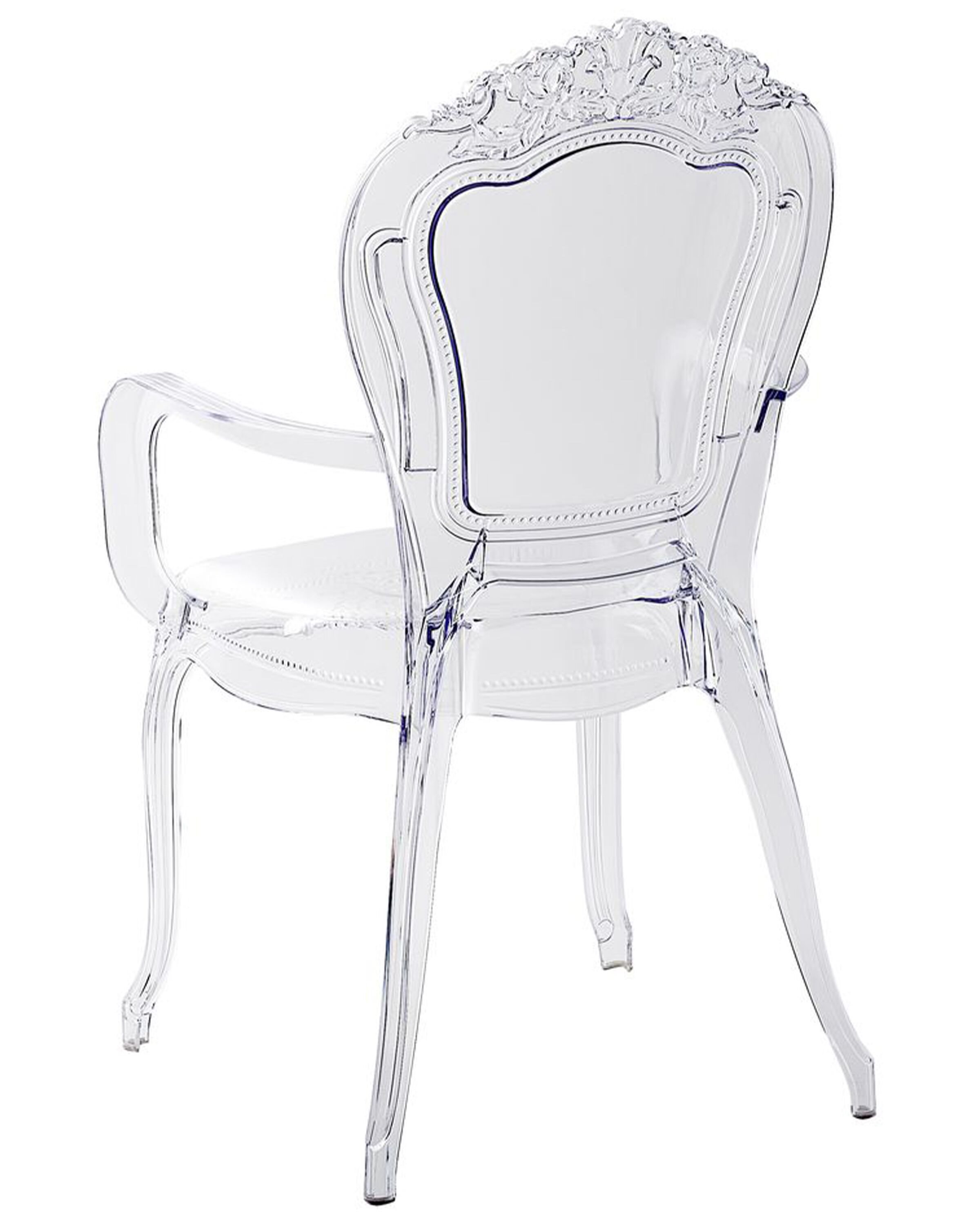 Set of 2 Accent Chairs Acrylic Transparent VERMONT II | Beliani.co.uk